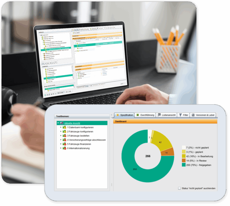 Das smarte Testmanagement und Testdesign Tool - TestBench